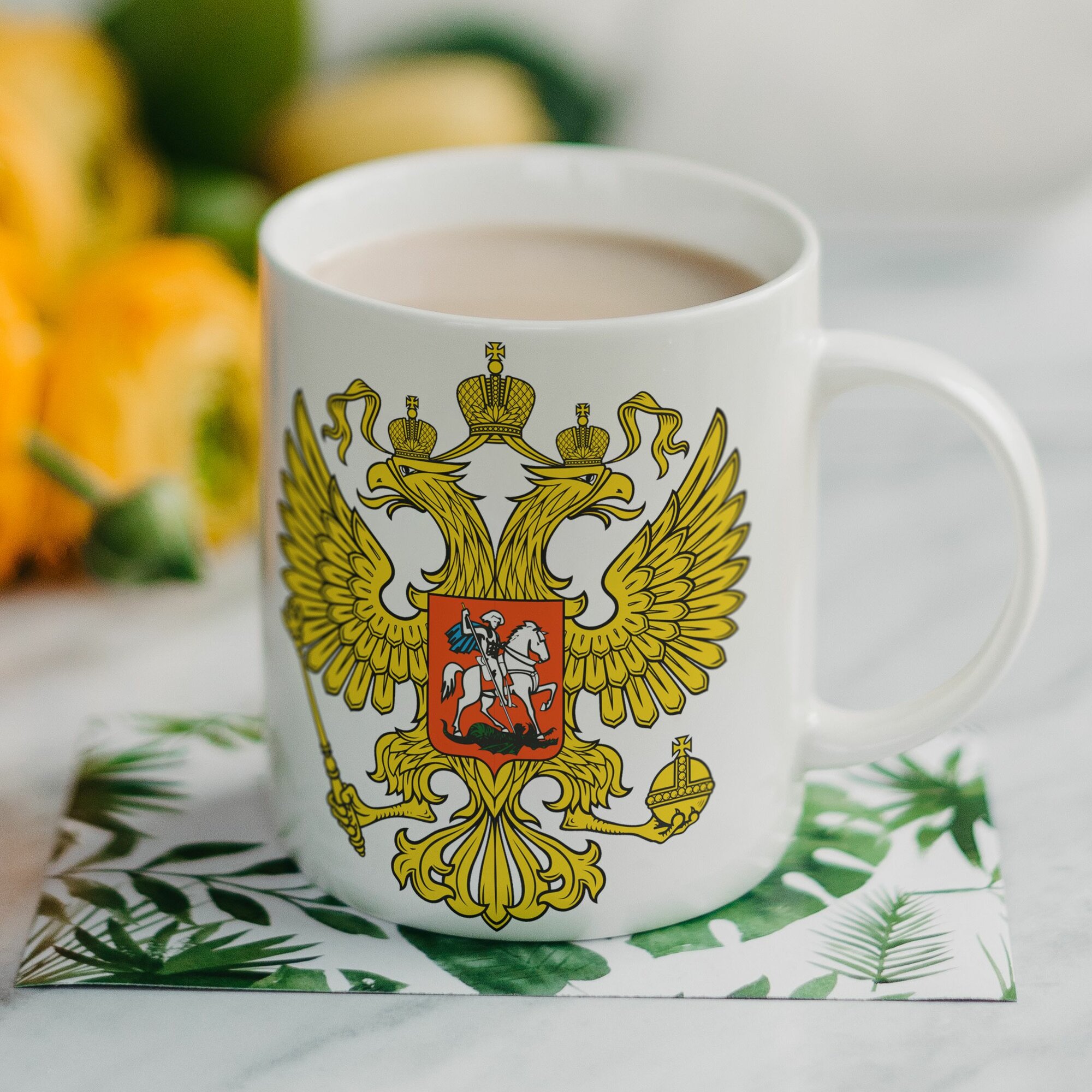 Кружка "Герб России" — фото 1