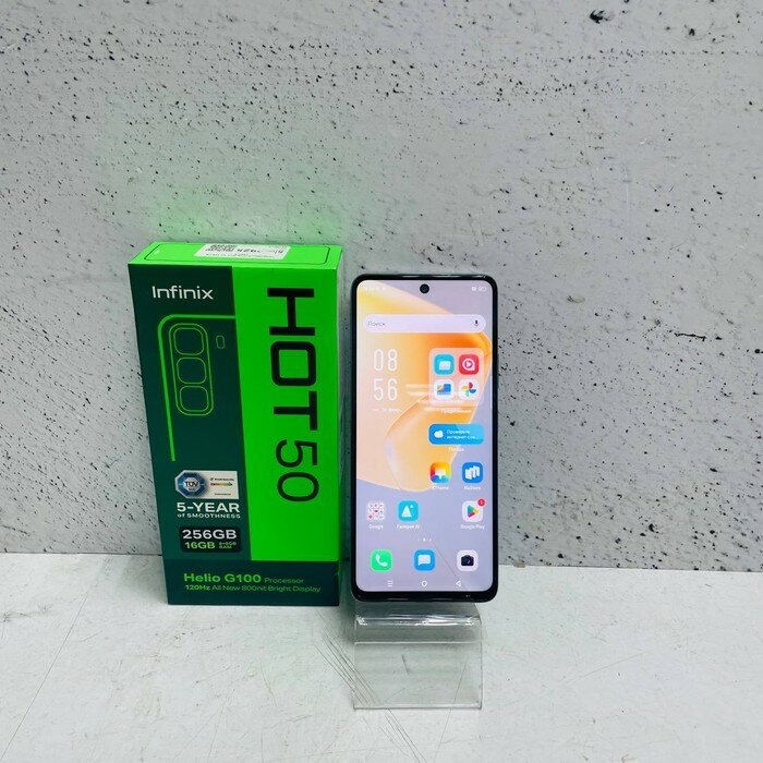 Смартфон Infinix HOT 50 8/256 Черный