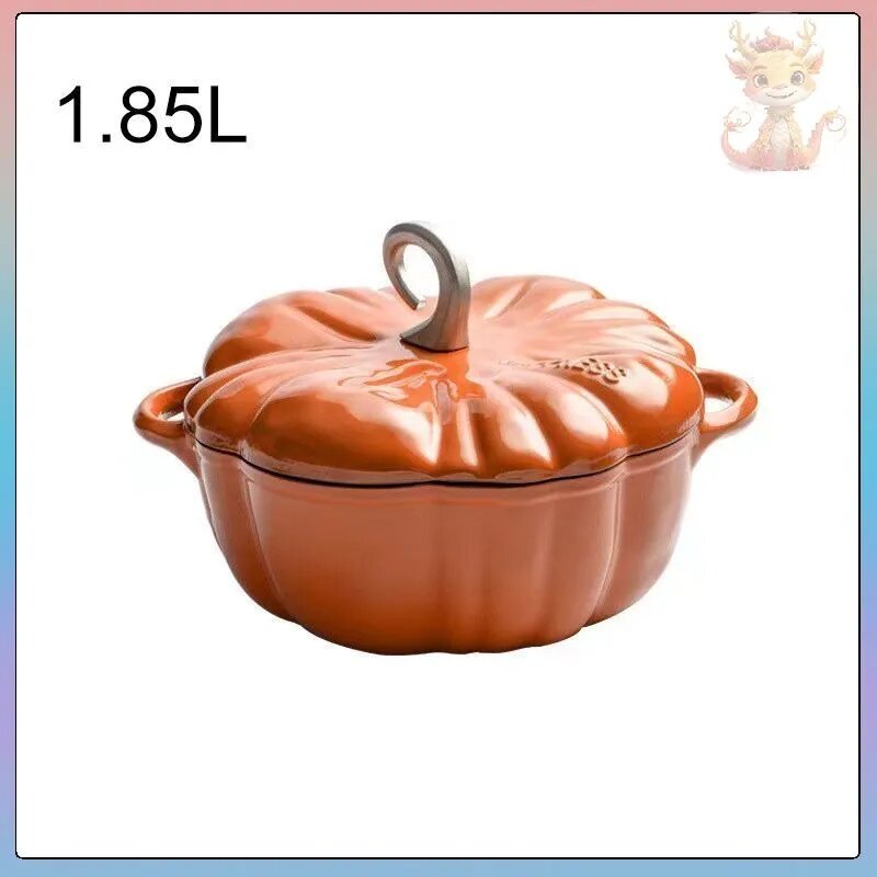 Кастрюля Staub Тыква Керамика 1.85 л Оранжевая 1 шт