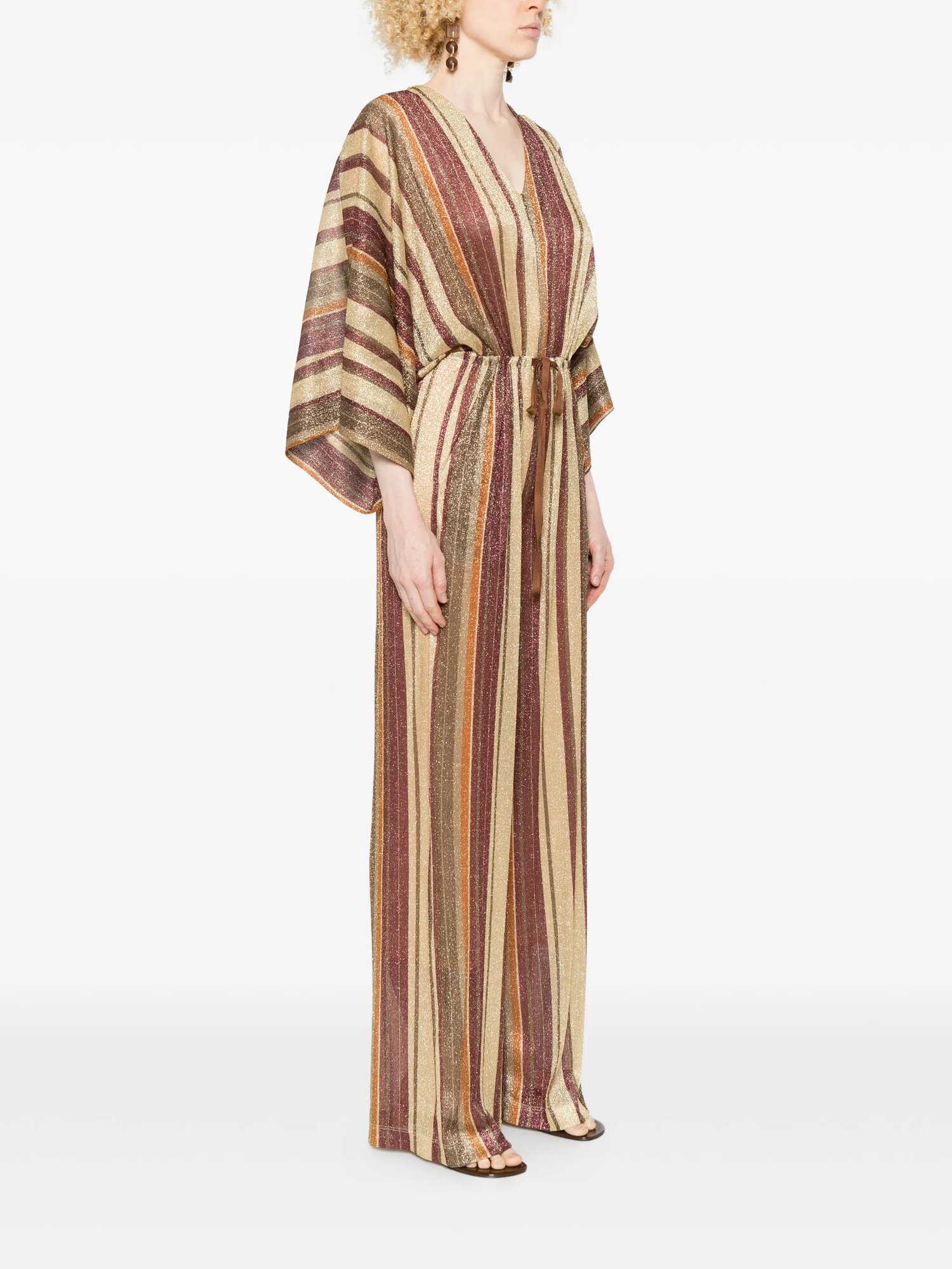 Комбинезон Siyu Striped jumpsuit, размер 40, gold — фото 1
