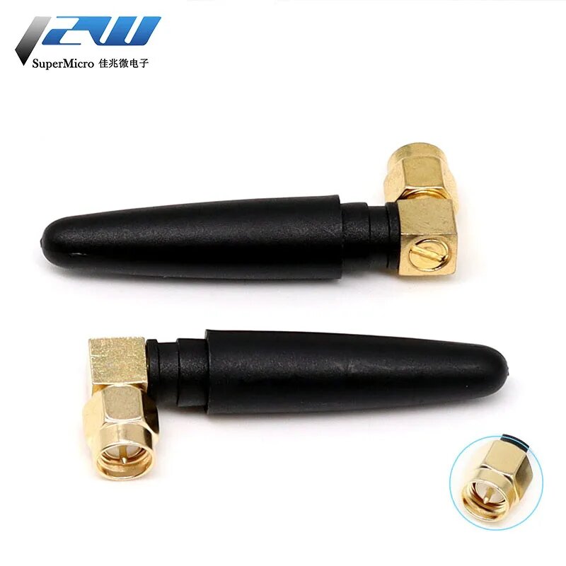 Антенна WiFi 2.4ГГц SMA 3dBi, 5CM male chili L