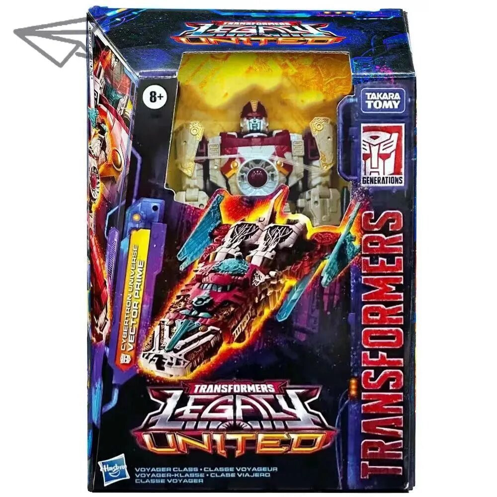 Трансформеры игрушки Hasbro Transformers Legacy United Voyager Class Cybertron Universe Vector Prime (17.5 cm) F8546