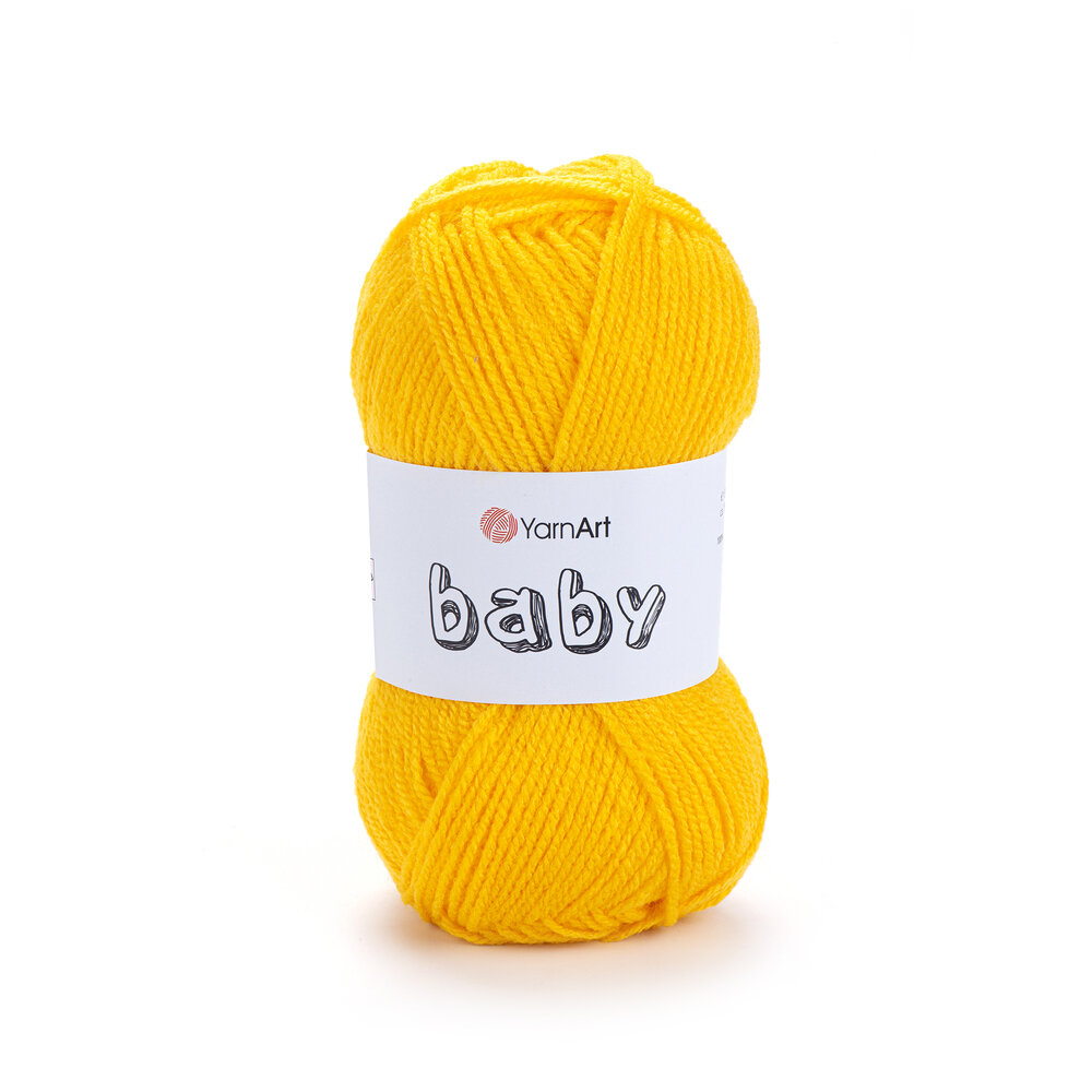 Пряжа для вязания YarnArt Baby 32 желток 50 гр/150 м 100% акрил