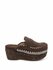 Мюли Mou Laser-cut studded suede mules, размер 37, brown