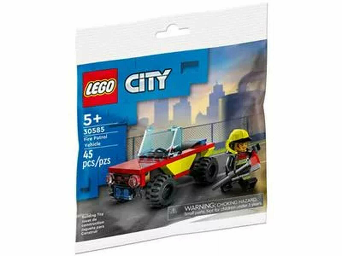 Конструктор LEGO City 30585 Пожарная патрульная машина, 45 деталей, от 5 лет, 2022 год