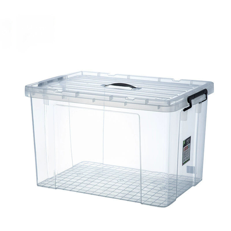 Утолщённый прозрачный ящик для хранения, ящик для рыбалки на открытом воздухе, пластиковый герметичный ящик большой вместимости для транспортировки рыбы, контейнер для рыбы.