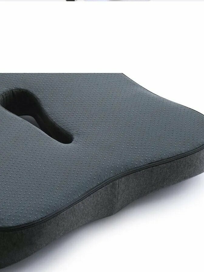 Подушка на стул 281TXN, 35х43см, темно-серая и светло-серая, для комфорта и здоровья ягодиц