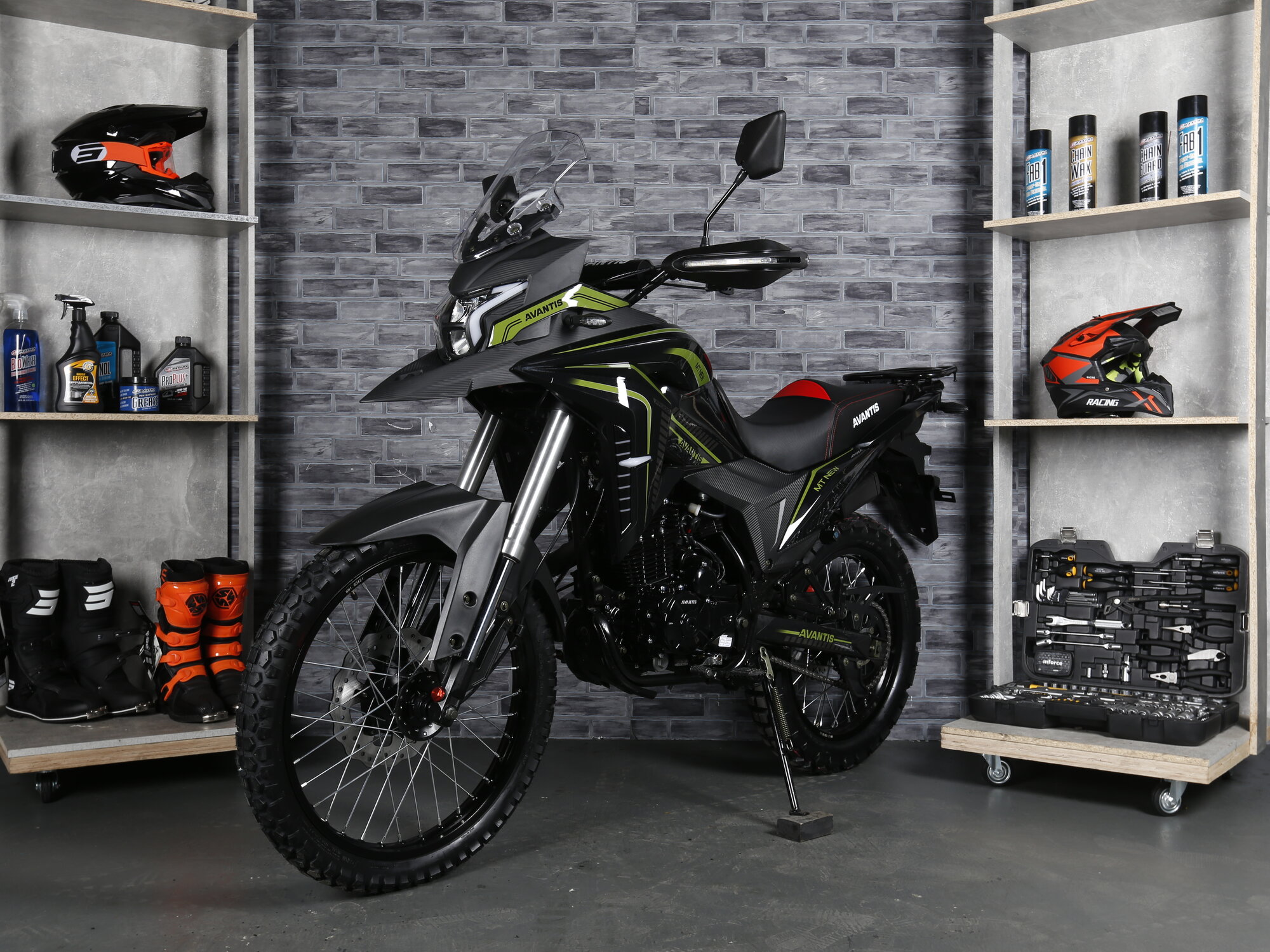 Мотоцикл Avantis MT300 GS с ПТС, эндуро, двухместный, 300сс, 22 л. с.