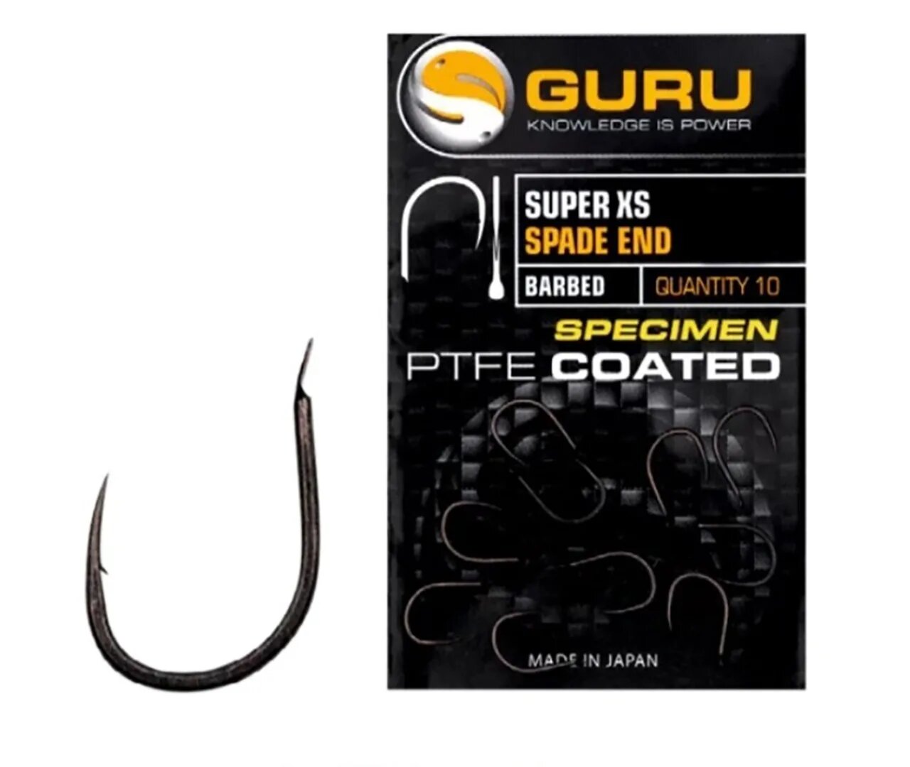 GURU Крючок Super XS Spade N12 с бородкой