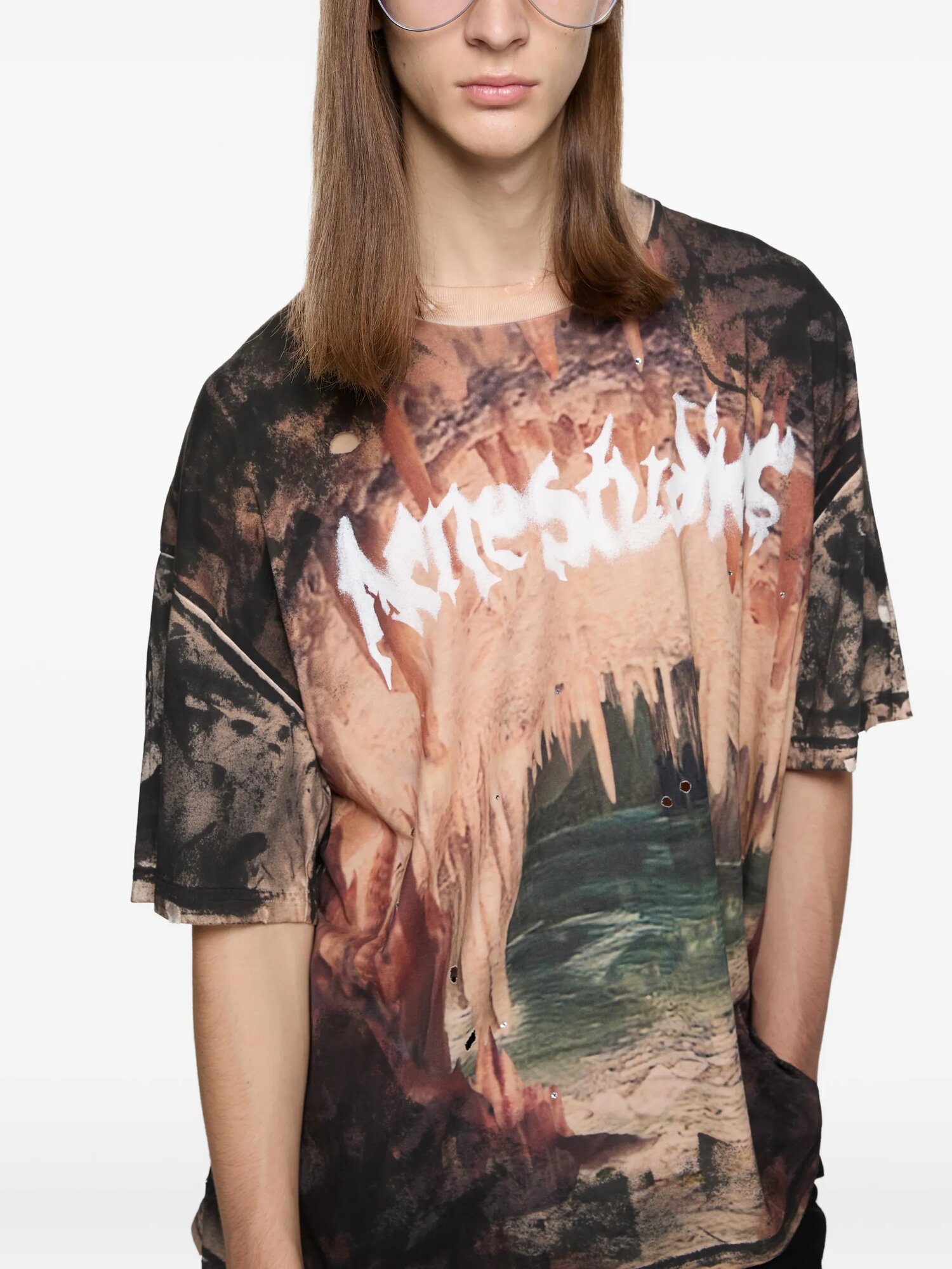Футболка Acne Studios, размер M, черный — фото 1