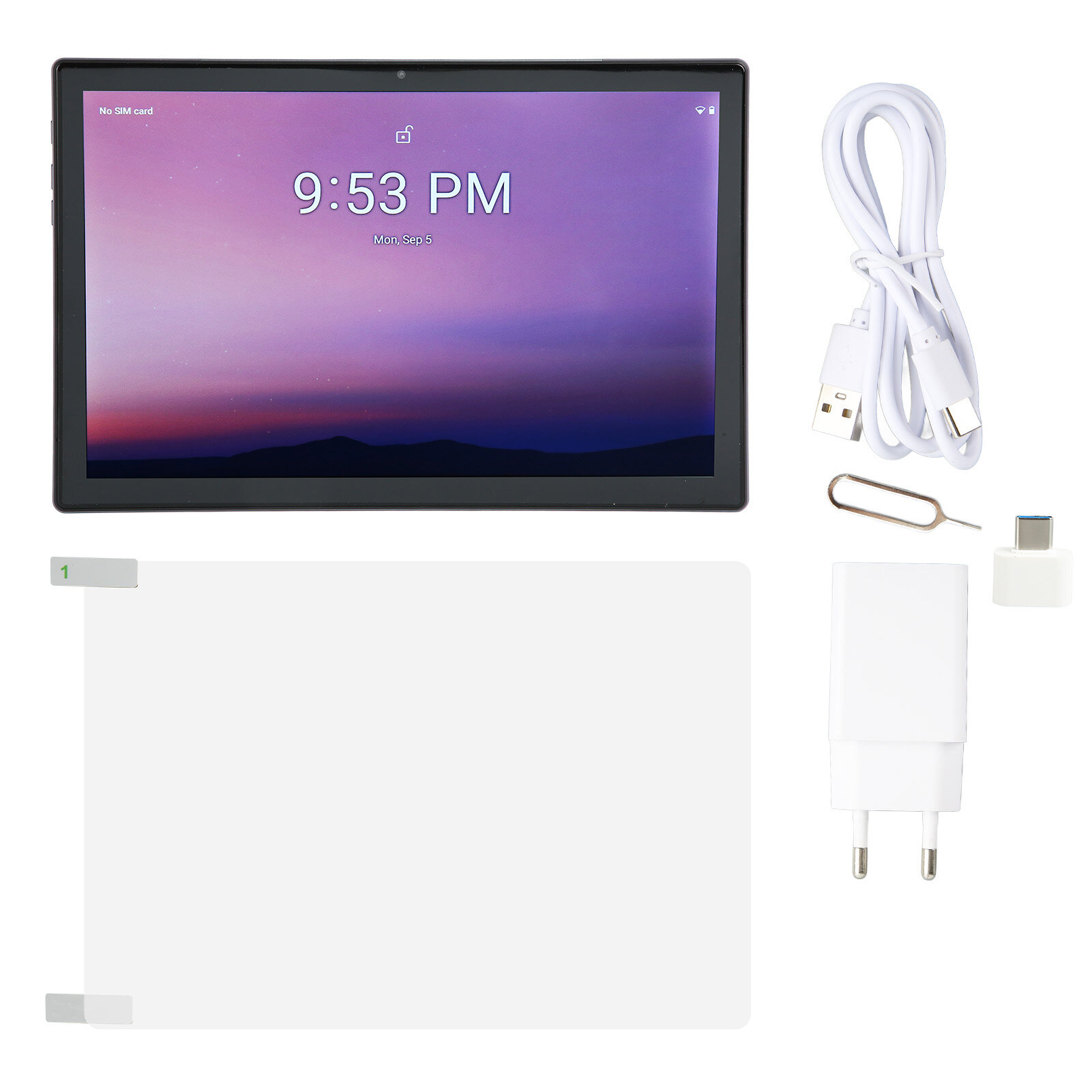Планшет 10,1 дюйма, темносерый: IPS LCD, 4 ГБ ОЗУ, 64 ГБ ПЗУ, 4G LTE, два слота SIM, восьмиядерный,