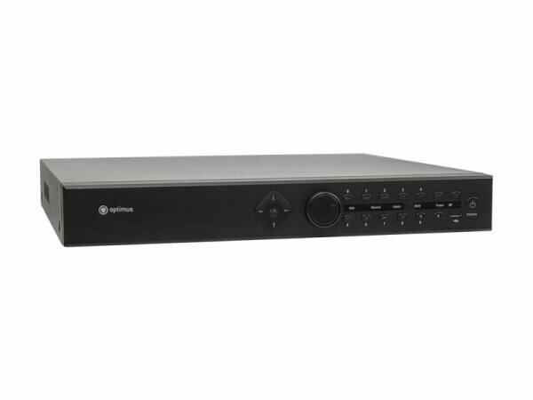 Optimus NVR-5364 IP-видеорегистратор 36-ти канальный, до 8Мп, HDMI (4K), 4 HDD SATA до 14 ТБ