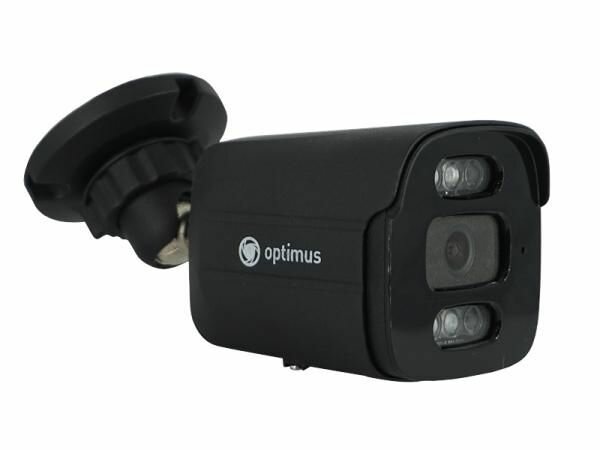 Optimus IP-S012.1(2.8)MPC (b) IP видеокамера уличная, 1/2.8 2,16Мп Progressive Scan CMOS SONY IMX307 Starvis, 2,8мм, ИК - подсветка до 40м, Встроенный микрофон, PoE, Поддержка SD карты