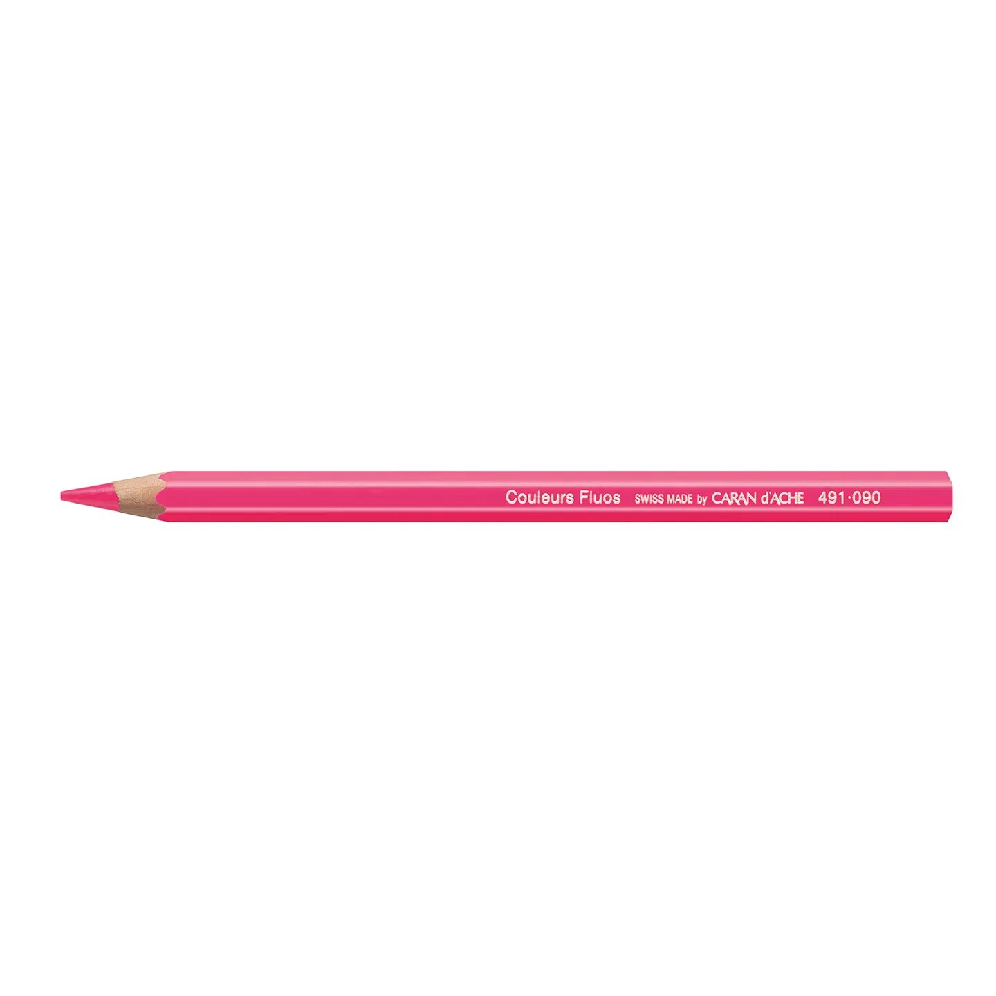 CARAN D'ACHE Maxi Color Block Флуоресцентный розовый набор масляных цветных карандашей