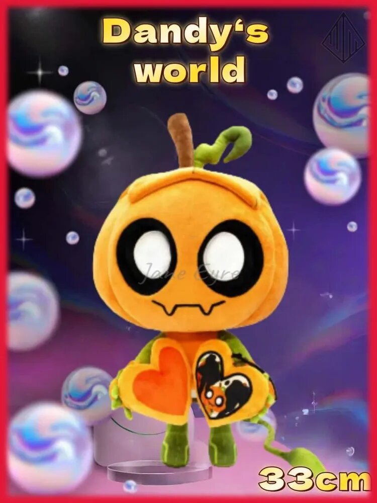 Мягкая игрушка Мир денди роблокс roblox тун Горди тыковка 33см Хэллоуин