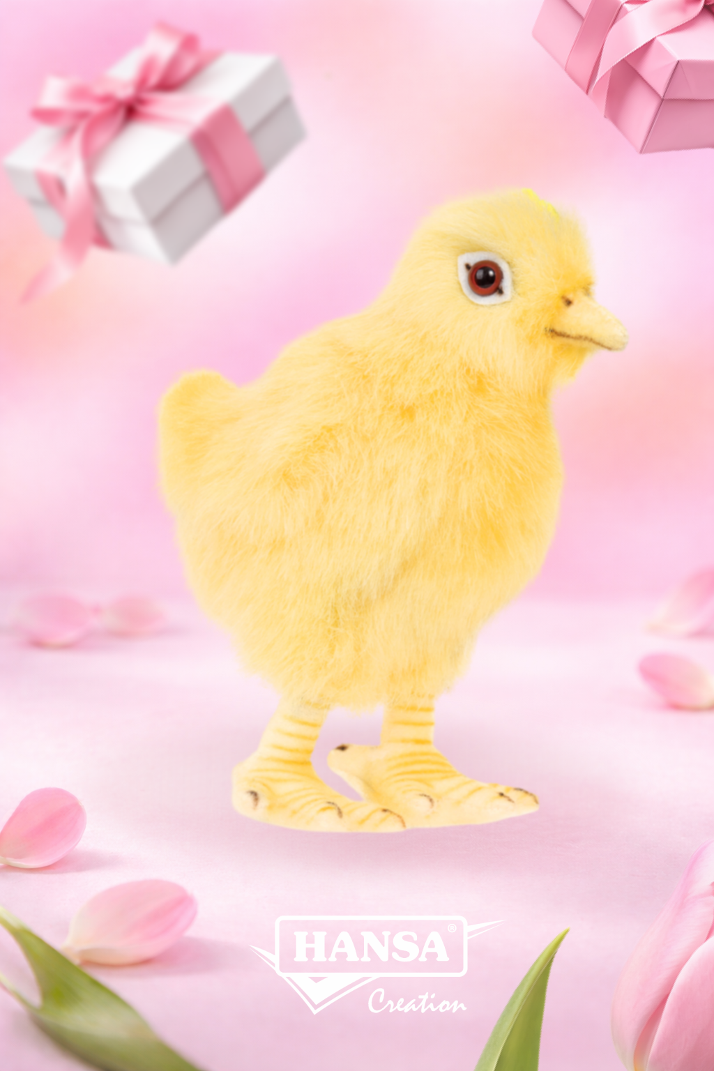 Реалистичная мягкая игрушка Hansa Creation 5378 Цыпленок, 12 см