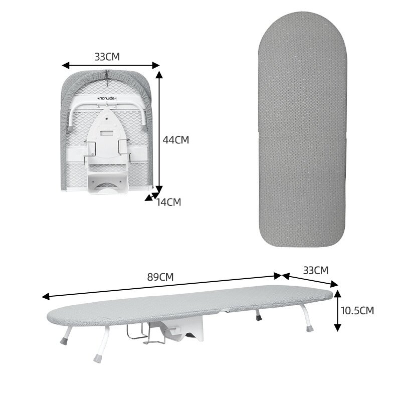 Настольная складная гладильная доска Небольшой бытовой гладильный стол Гладильная одежда Подвесное хранилище Простое хранение Портативная гладильная доска