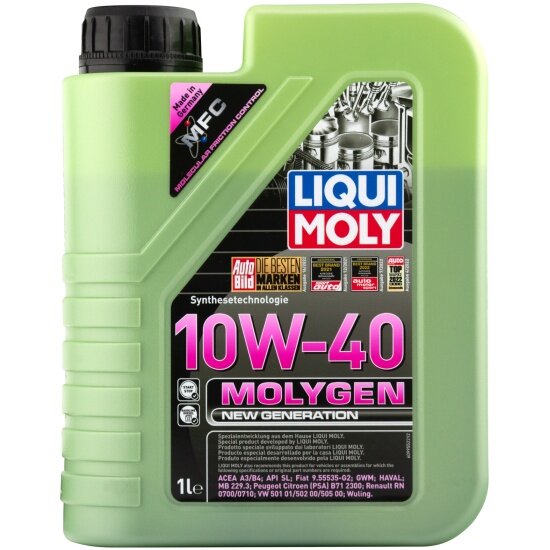 Моторное масло Liqui Moly Molygen New Generation 10W-40 HC-синтетическое 1 л