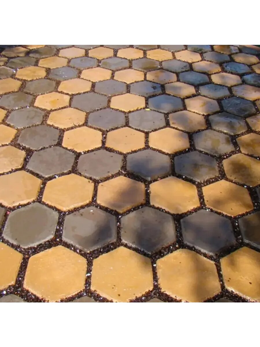 Пластиковая форма для тротуарной плитки Соты