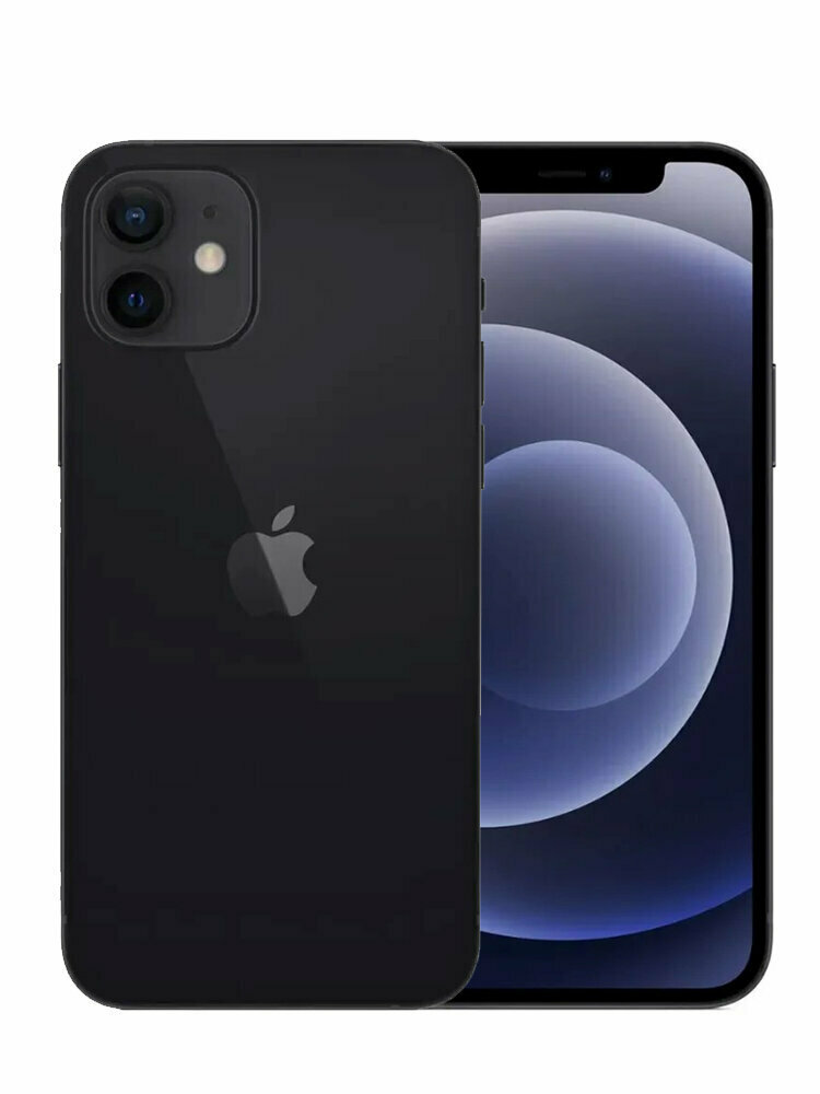 Смартфон Apple iPhone 12 128 ГБ, A14 Bionic , OLED Display , Dolby Vision Video, черный(Black )