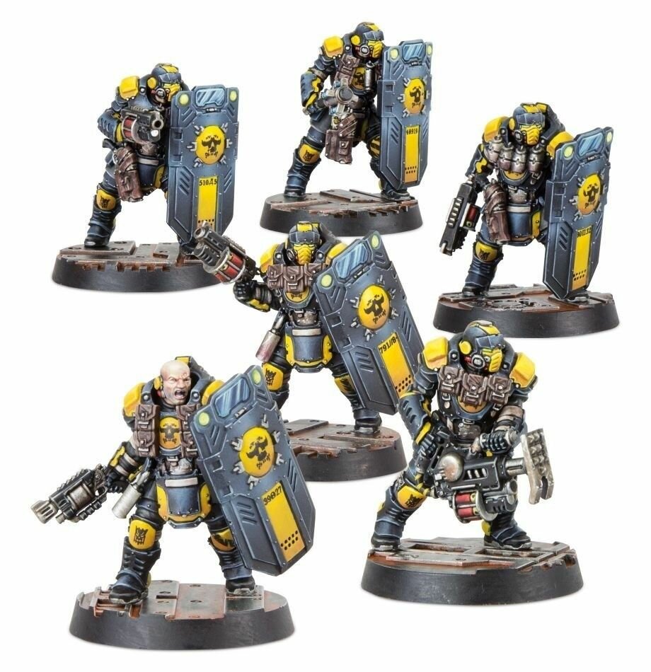 Palanite Subjugator Patro. С подставками. Necromunda. Warhammer