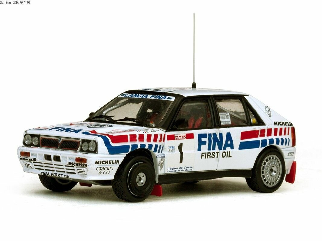 Модель автомобиля Vitesse из литого под давлением сплава 1/43 Lancia Rally Car No. 1 42420