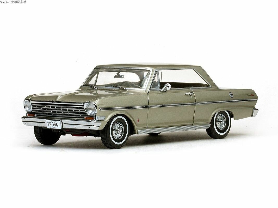 SunStar Модель в масштабе 1:18 Chevrolet Nova 1963 года № 3967