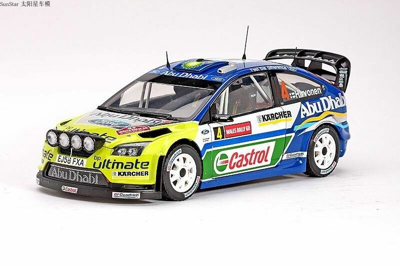 Модель автомобиля SunStar в масштабе 1:18: Ford Focus RS WRC