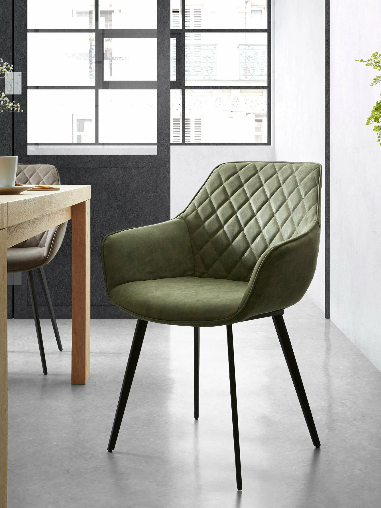 Стул La Forma Aminy, для гостиной, металл, искусственная кожа