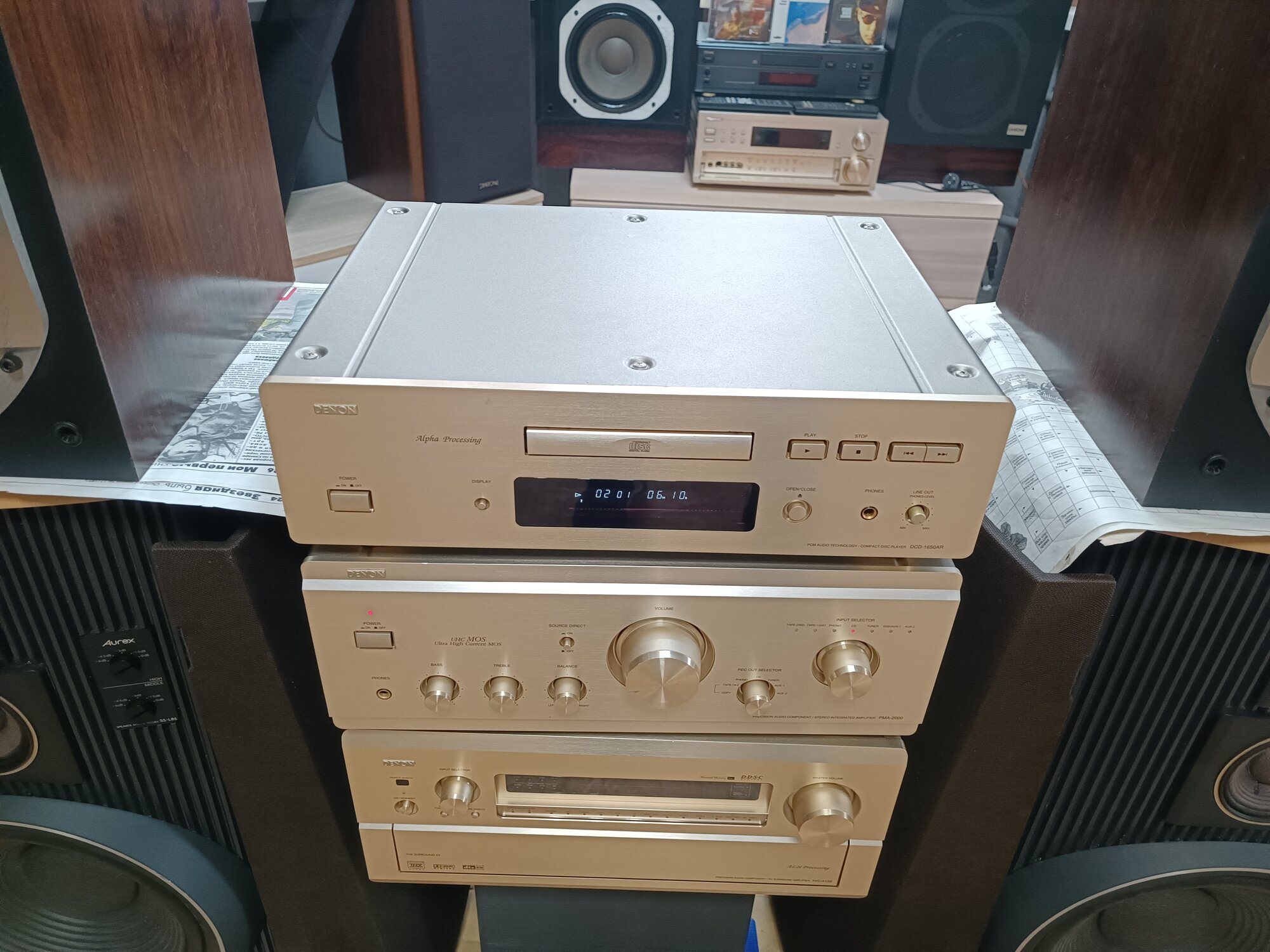 CD-проигрыватель Denon DCD-1650AL, двойное моно, топовый в линейке