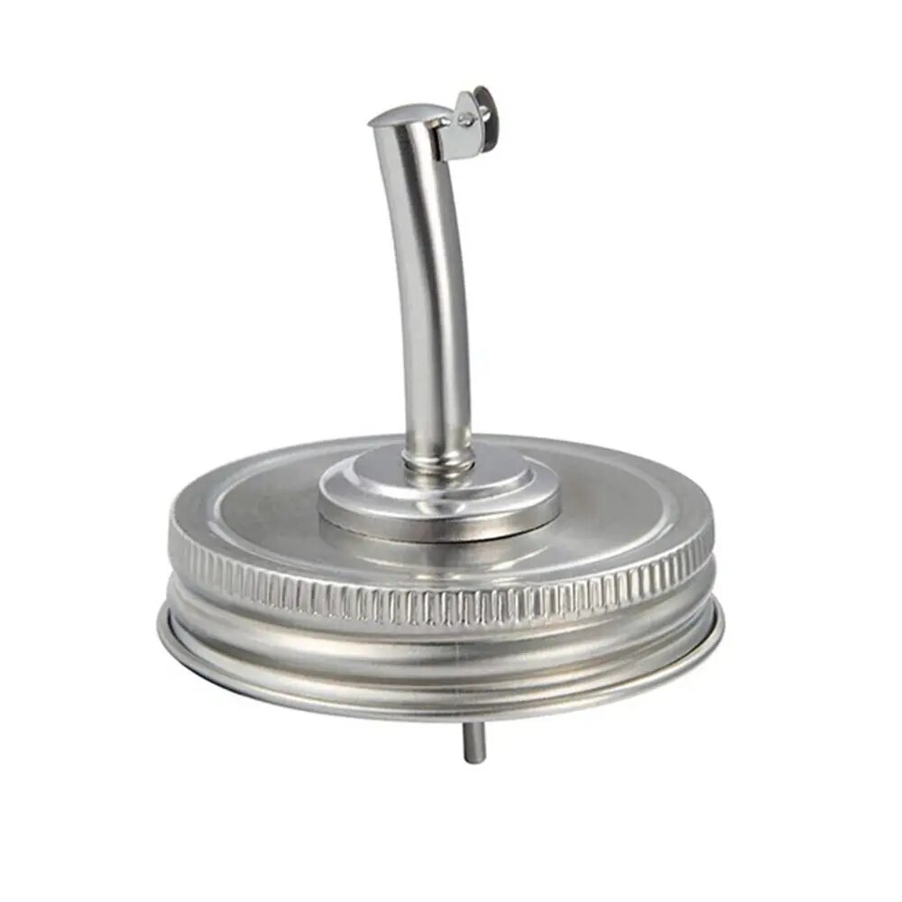 Крышки для банок пластиковые серебристые с воздушным замком 70/86 мм