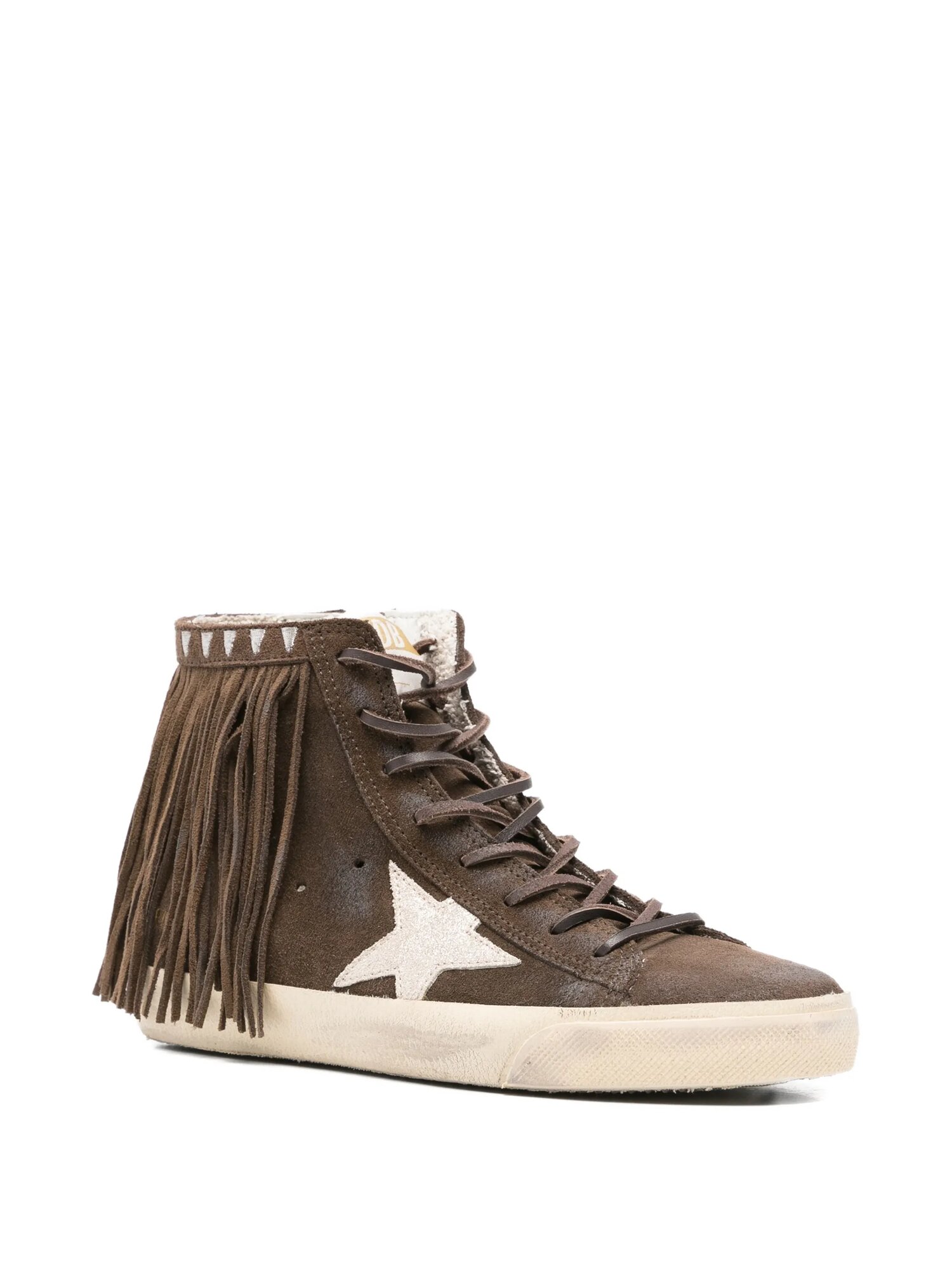 Кроссовки Golden Goose Francy Star, размер 40, коричневый/серый/оранжевый — фото 1