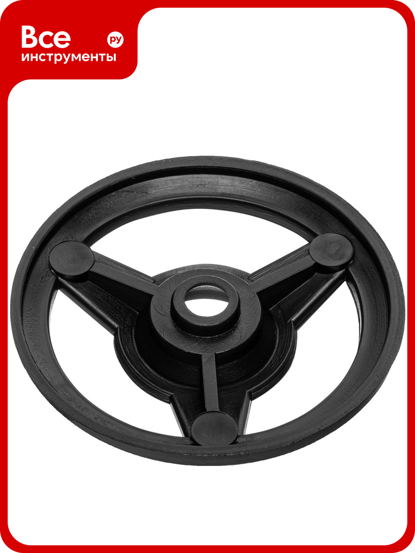 Шайба Рондоль для утеплителя СИБРТЕХ, полипропиленовая, черного цвета, круглая, для теплоизоляционных работ