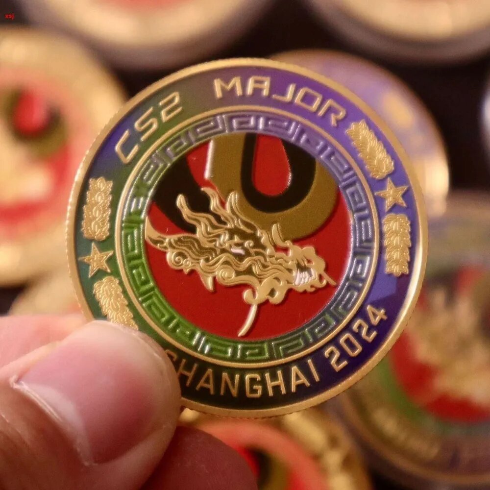 Сувенирная монета-жетон CS: GO Major (4 см)