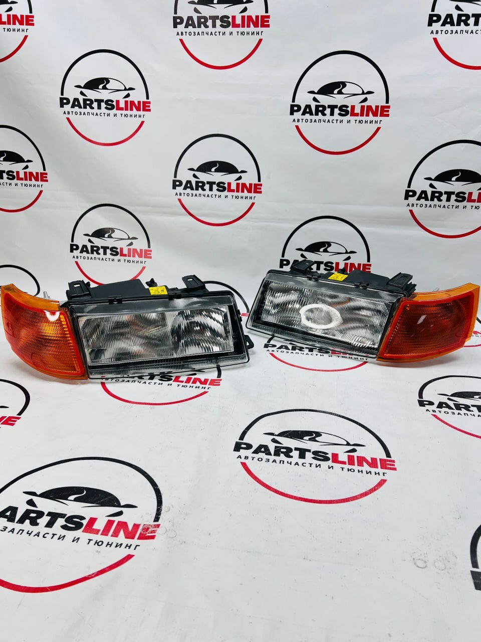 Фары передние ВАЗ 2110, 2111, 2112 стандарт с оранжевым поворотником