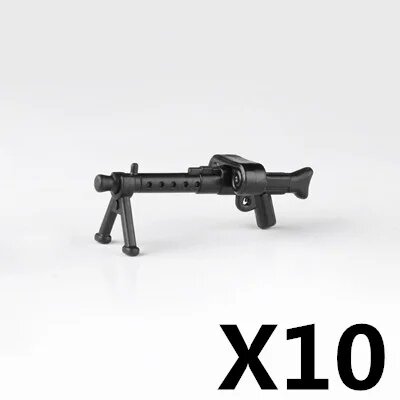 Конструктор BRICKPANDA Военные солдаты WW2 Черный, WG104-10PCS