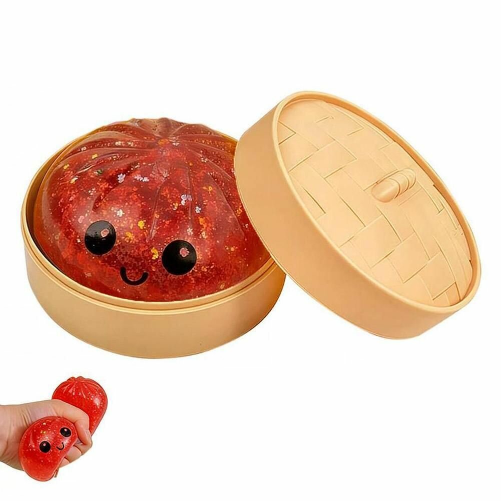 Эластичные игрушки для снятия стресса, булочки на пару
