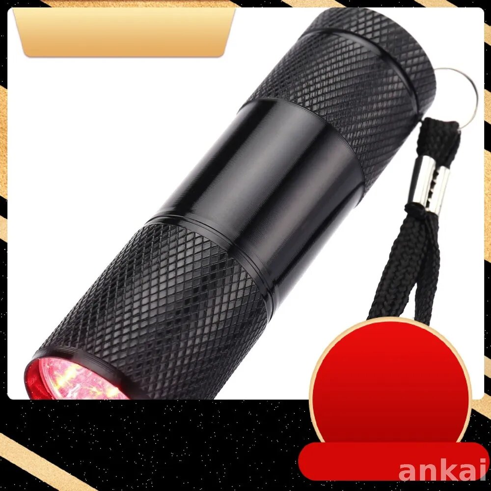 Красный фонарик 625нм для поиска вен, 9 светодиодов, портативный инфракрасный прибор для визуализации вен-ankai