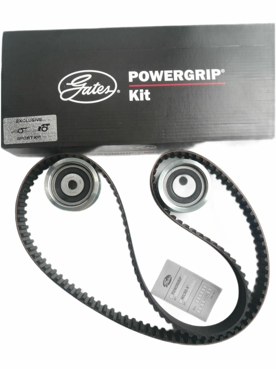 Ремкомплект ГРМ Gates для 2110, 2111, 2112, Калина , для 16 клапанных ДВС, оригинал