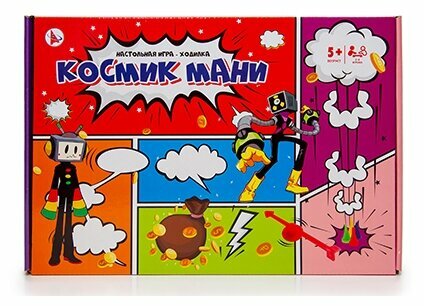 *Игр(Ракета) Игра-ходилка(кор.) Космик Мани [со стрелкой] (Р3357)