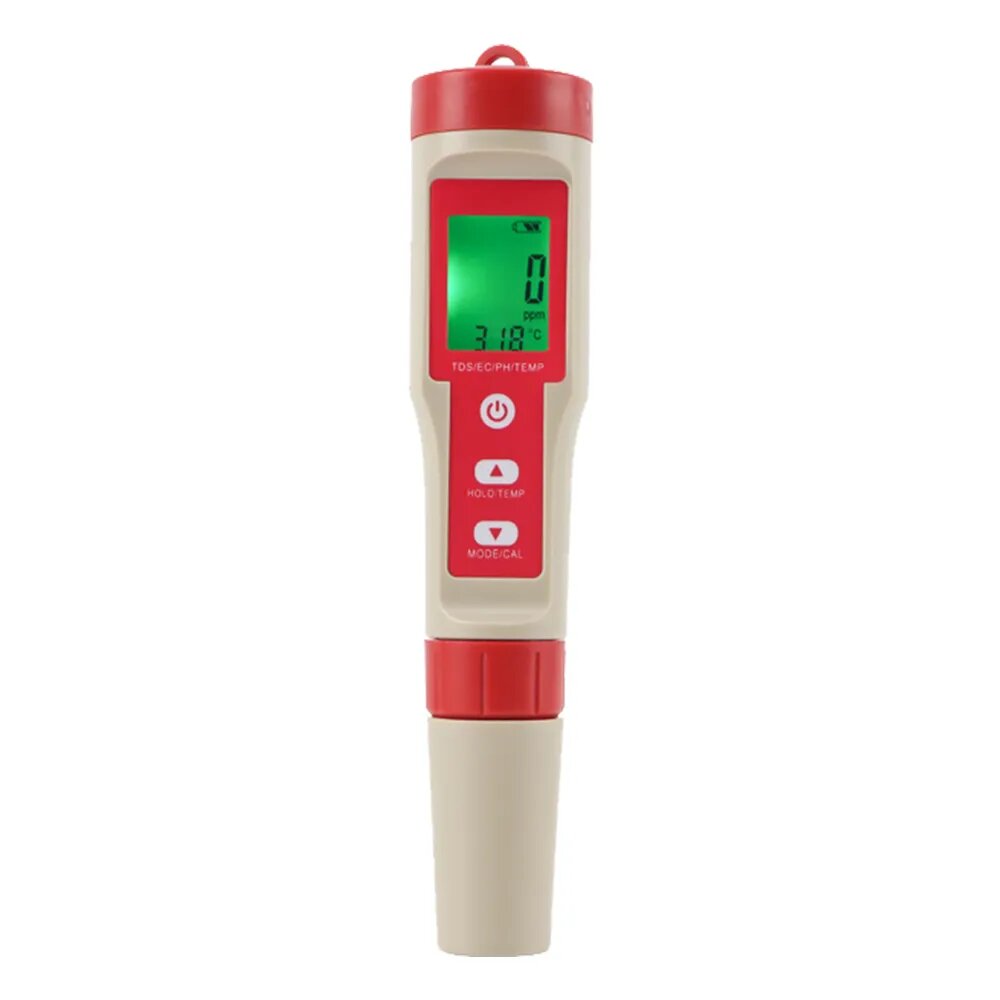 PEZ9908 TDS+EC+Температура, pH метр для воды Tomshoo