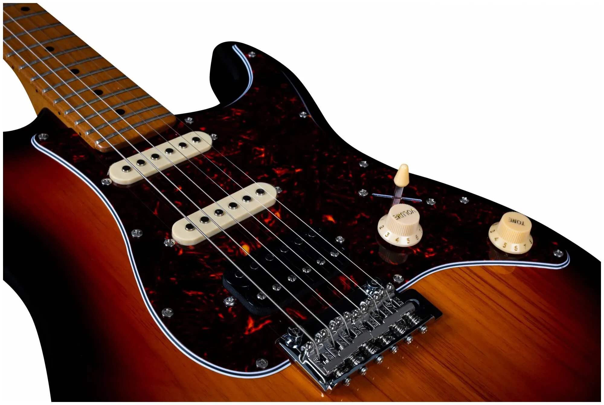 Пикгард для электрогитары JET Guitars PS-400 TS HSS, черепаховый