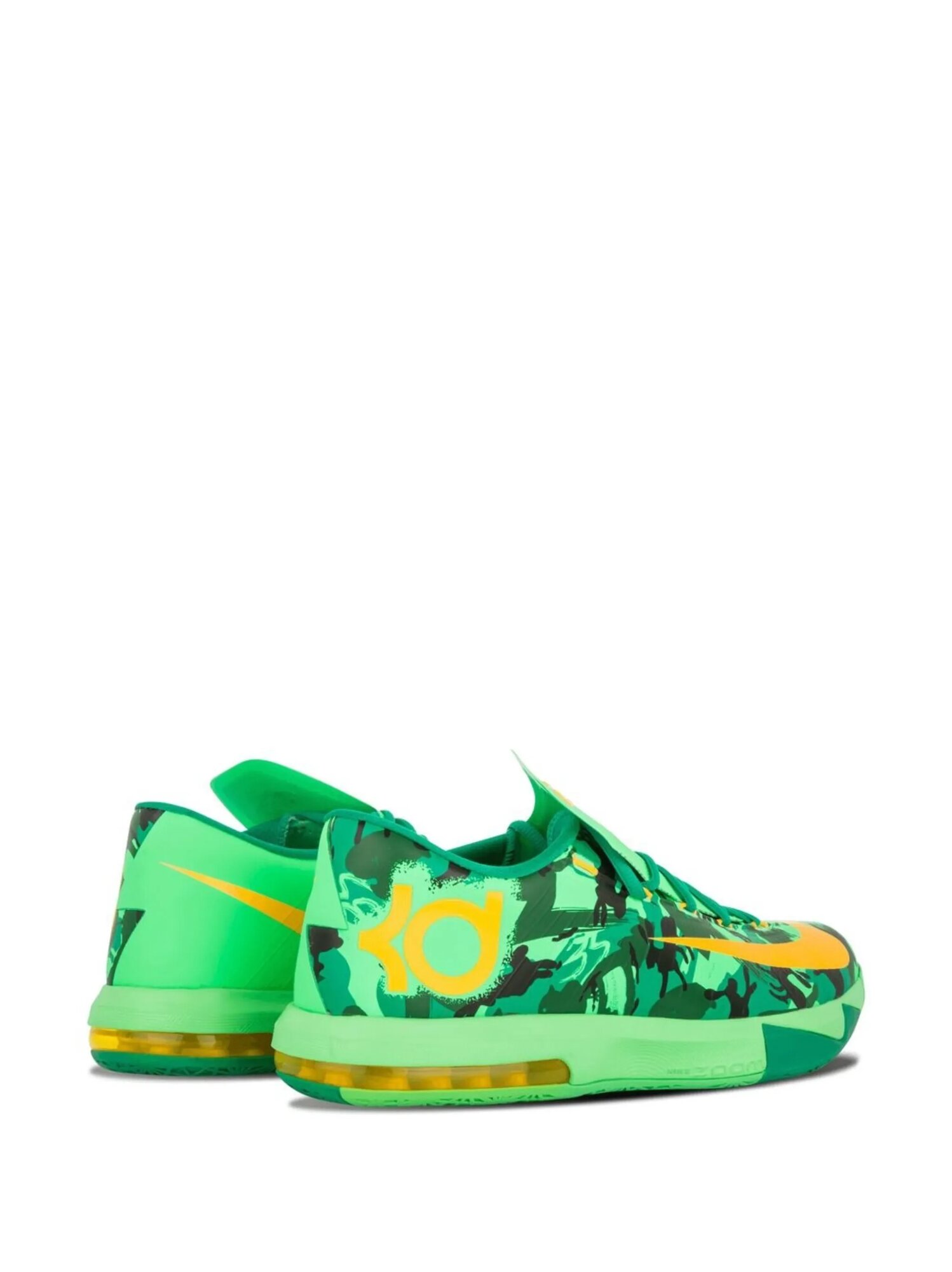 Кроссовки NIKE KD 6 'Easter', размер 10.5 US, зеленый, — фото 1