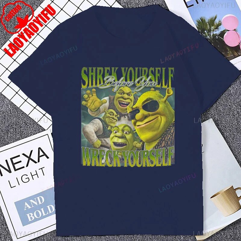 Футболка Shrek винтажная, NAVY, XL