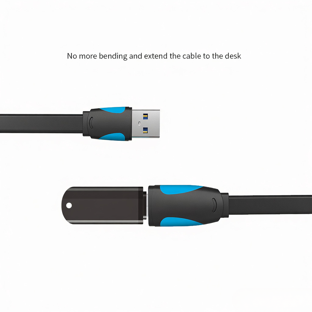 Кабель-расширение USB 3.0 Мужской-Женский USB-расширитель с усилителем сигнала 5Gbps 1м/3.28фут Black