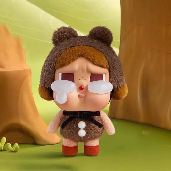 Коллекционная фигурка Crybaby Tears Factory из ПВХ с плюшевой подвеской, дизайн «Плачущий медведь», серия «Слезы