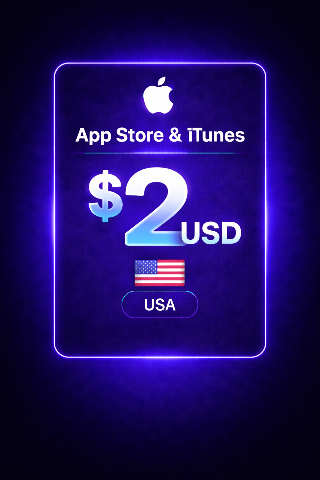 Apple Gift Card 2$ | Подарочная карта Apple для App Store и пополнение счета Apple ID 2 доллара