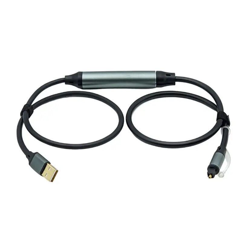 HJ-TOSLINK оптический аудиоадаптер USB A к SPDIF цифровой для ПК, ноутбука, смартфона, кабель