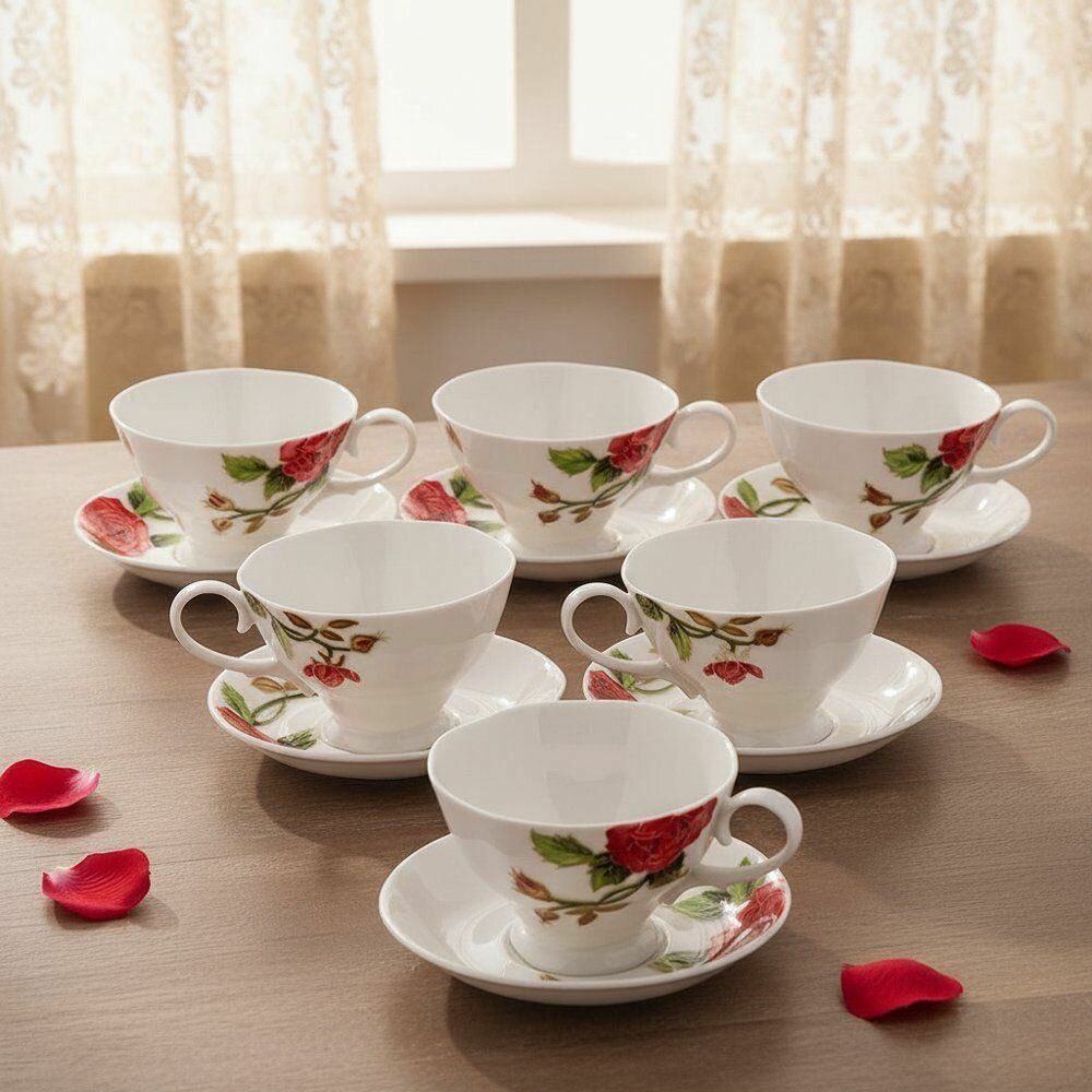 Чайный набор на 6 перс. Роза Рафаэлло (Pavone) A2071548