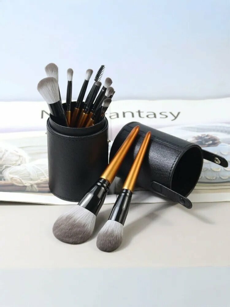 Тубус для кистей для макияжа, органайзер чехол для косметических аксессуаров